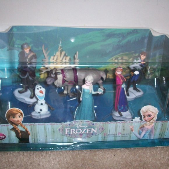 Disney | Toys | Disney Store Frozen Figurine Playset 6 Pc Elsa Anna ...